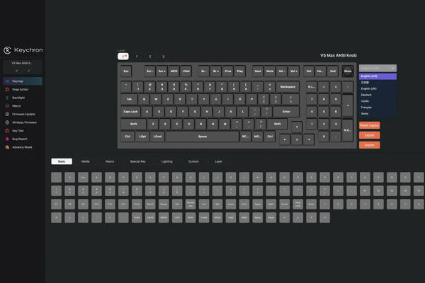 如何在Keychron Launcher上設定鍵盤語言 – Keychron Taiwan