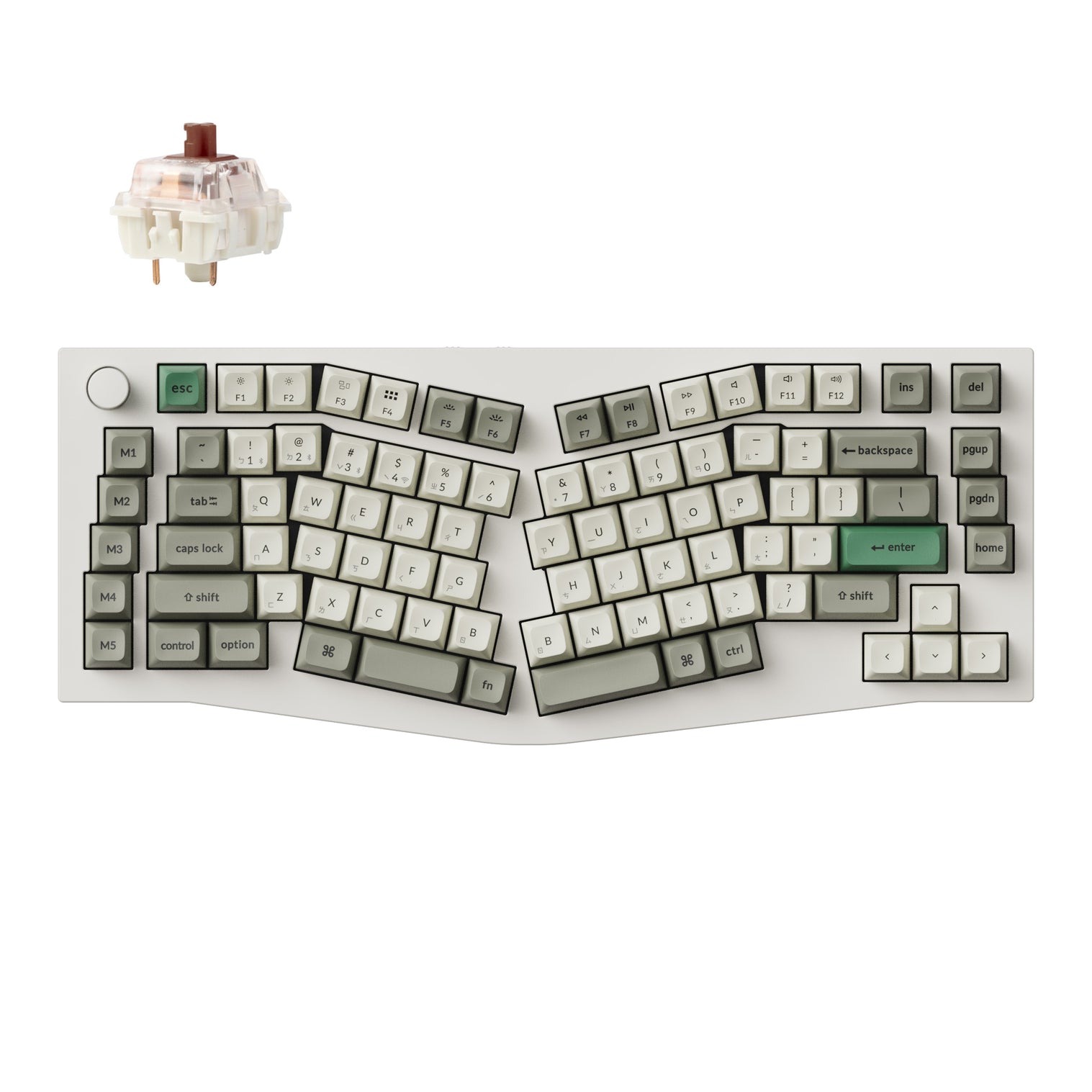 Keychron Q10 Max(Alice佈局) QMK/VIA 全鋁客製化 無線機械式鍵盤(注音版本) – Keychron Taiwan