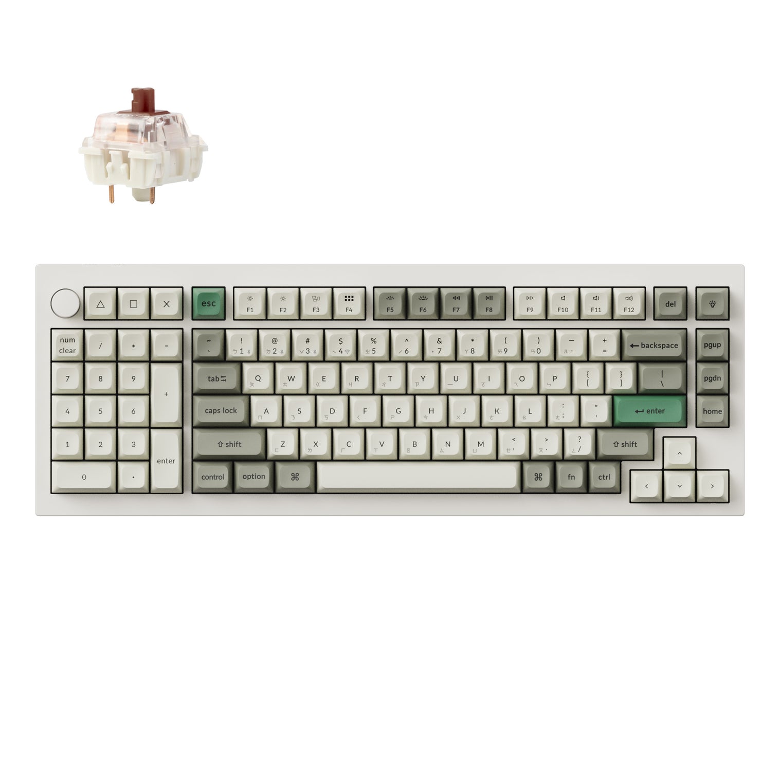 Keychron Q12 Max QMK/VIA 全鋁客製化 無線機械式鍵盤(注音版本) – Keychron Taiwan